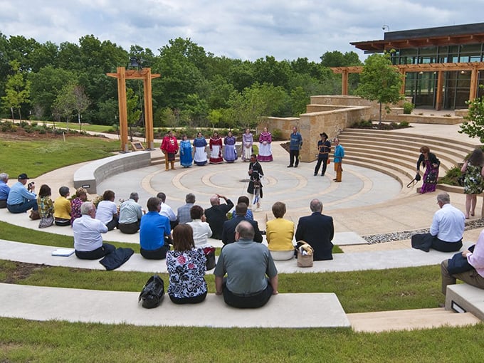 Cultural performances at the Chickasaw Cultural Center offer visitors a window into rich traditions that have shaped this land for centuries.