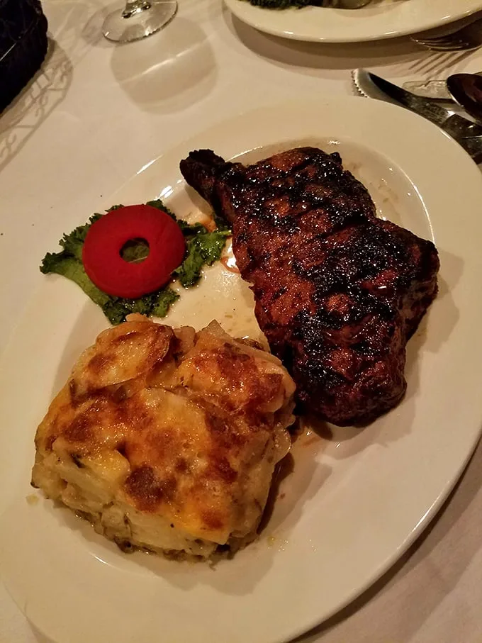 This New York Strip isn't just cooked—it's been treated with the reverence usually reserved for fine art or vintage wines.