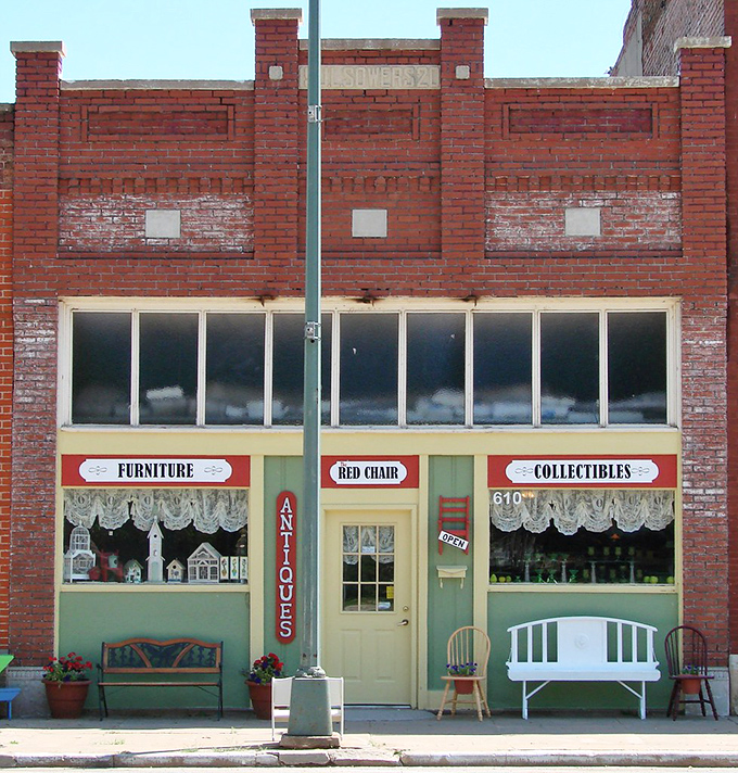 The Red Chair Antiques offers treasures that would make any collector's heart skip a beat—furniture, collectibles, and memories waiting to be adopted.