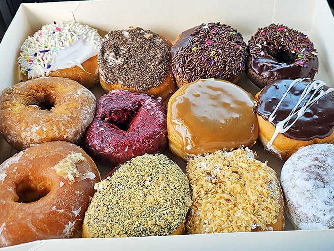 These display cases aren't just furniture – they're gallery walls exhibiting edible art that rarely lasts long enough to be properly appreciated.