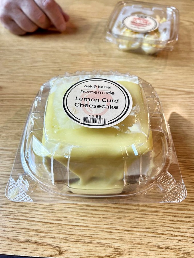This lemon curd cheesecake isn't just dessert—it's sunshine captured in creamy, tangy perfection. One bite and you'll understand why people make pilgrimages here.