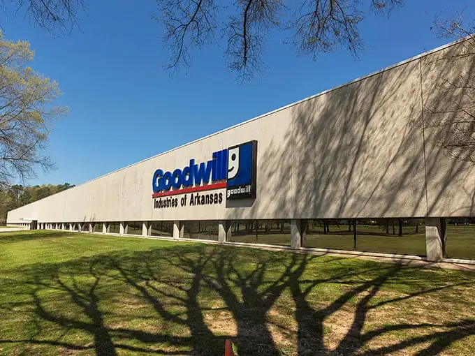 Goodwill's Little Rock headquarters could be mistaken for a modern art museum – if museums sold fantastic secondhand treasures.
