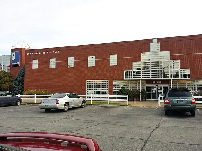 Behind these walls, the legendary "bins" await—where thrifting transforms from casual hobby to competitive sport.