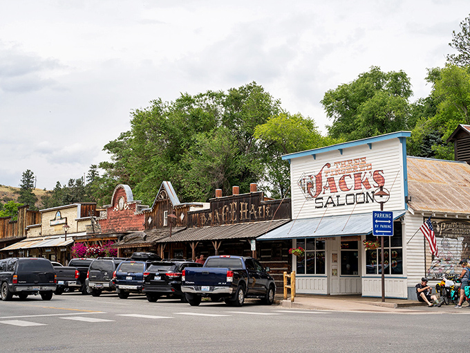 Step back in time on Winthrop's wooden boardwalks. The town didn't just preserve history – it lives in it daily.