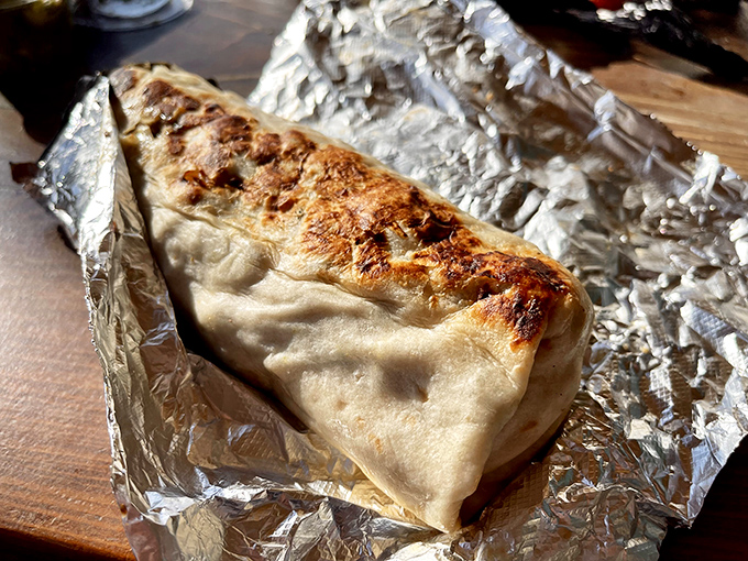 Some burritos are meals; this foil-wrapped behemoth is a commitment, a relationship, possibly a life choice—and worth every delicious consequence.