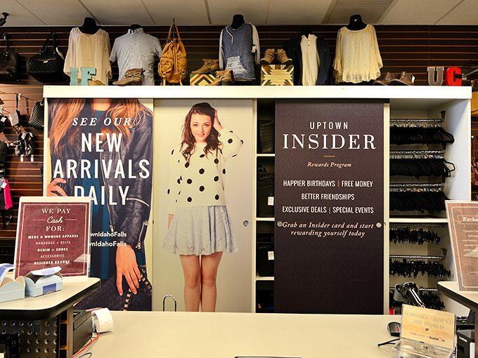 The "New Arrivals Daily" sign isn't just marketing—it's a treasure hunter's promise. Their rewards program turns shopping into a game where everyone wins.