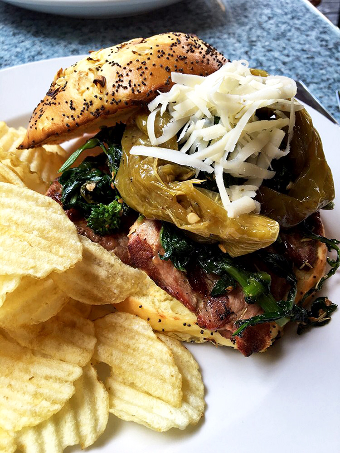 This sandwich isn't merely assembled – it's architected. Those chips aren't a side; they're a well-deserved supporting cast to the main character.