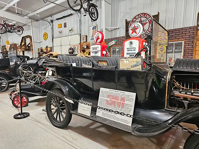 These vintage beauties aren't roped off like suspects in a police lineup—you can get close enough to imagine yourself behind the wheel. 
