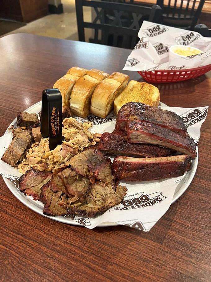 The carnivore's dream team! This meat sampler is like the Avengers of BBQ – each piece a superhero of flavor.