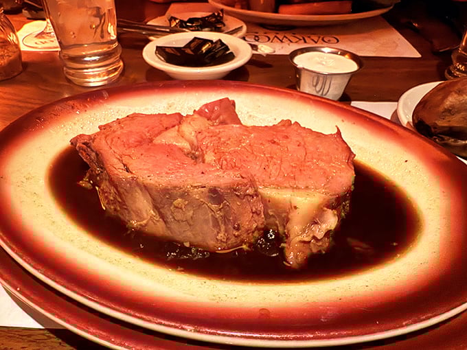 This bone-in masterpiece isn't just a steak – it's what carnivores see when they close their eyes and count to delicious.
