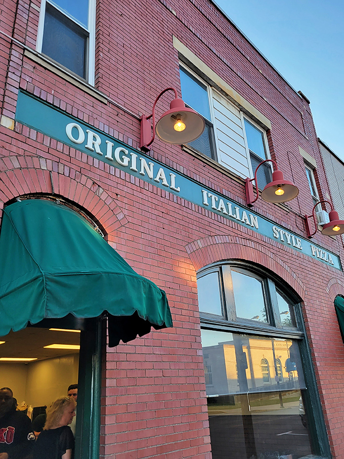 The weathered brick exterior hides pizza so good it should require a permit to consume in public.