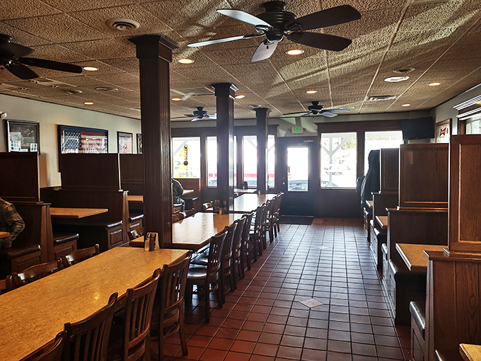 The cozy interior of Tilton House feels like dining in your favorite aunt's living room—if she happened to make life-changing pizza.