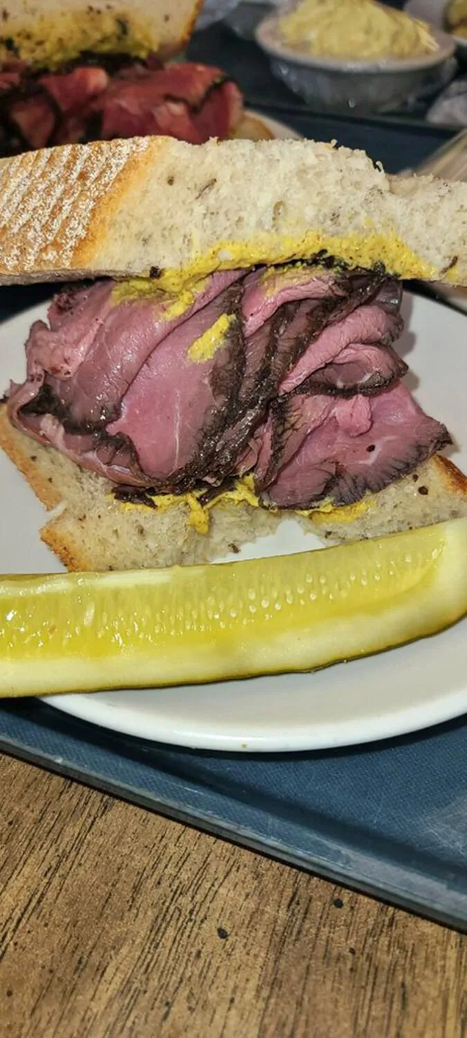 Mustard meets meat in a romance for the ages. This isn't just lunch—it's what sandwiches dream of becoming when they grow up.