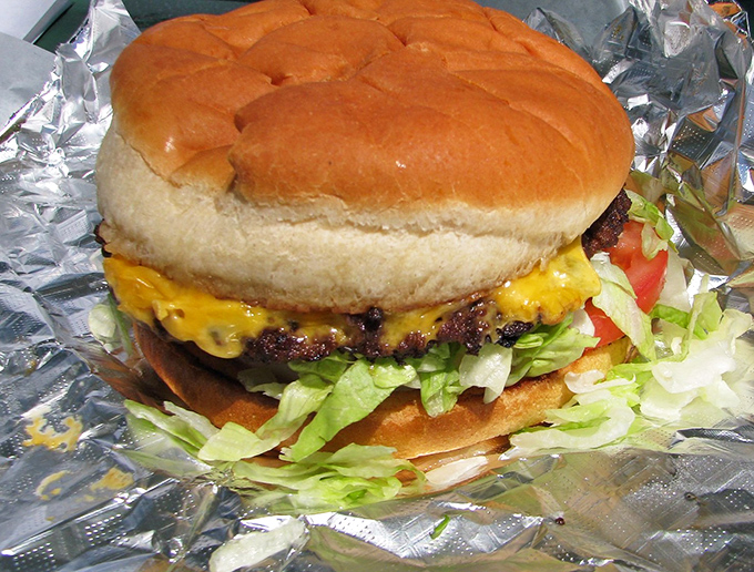 This isn't just a burger – it's a masterclass in simplicity, where quality ingredients don't need fancy tricks to make your taste buds stand at attention.