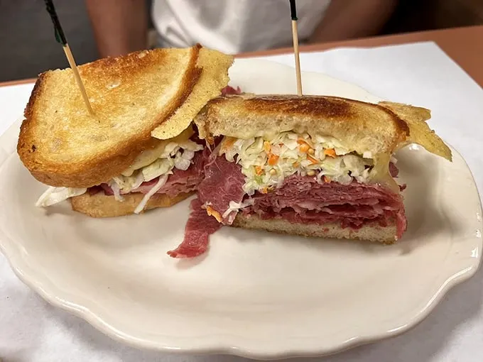 The Rachel sandwich—corned beef's sophisticated cousin—proves that sometimes the understudy deserves just as much applause as the headliner.
