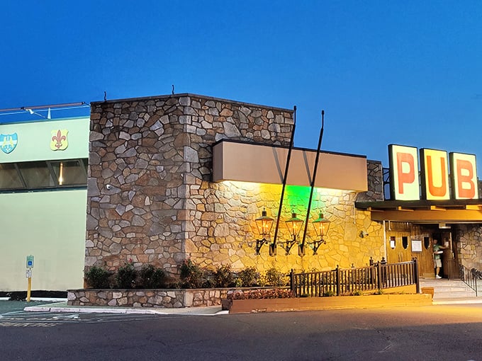 A building that practically whispers, "Inside these walls, salads fear for their relevance."