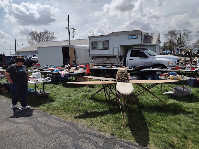 Early birds catch the deals! Tiffin's outdoor market draws serious collectors and casual browsers alike to its monthly shopping festival.