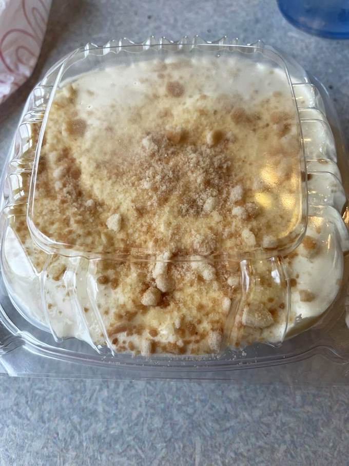 Banana pudding that doesn't just satisfy cravings—it creates memories. Vanilla wafers and creamy goodness in perfect harmony.