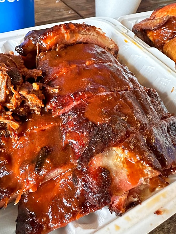 Sausage, brisket, and sides that don't know they're supposed to be supporting characters – this is an ensemble cast of flavor.
