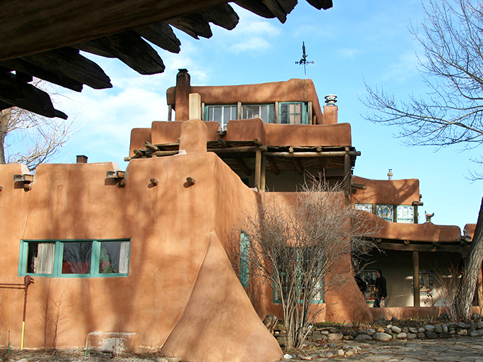 
The Mabel Dodge Luhan House—where Georgia O'Keeffe once gazed at these same adobe walls. Creative spirits still find inspiration in its earthy elegance.