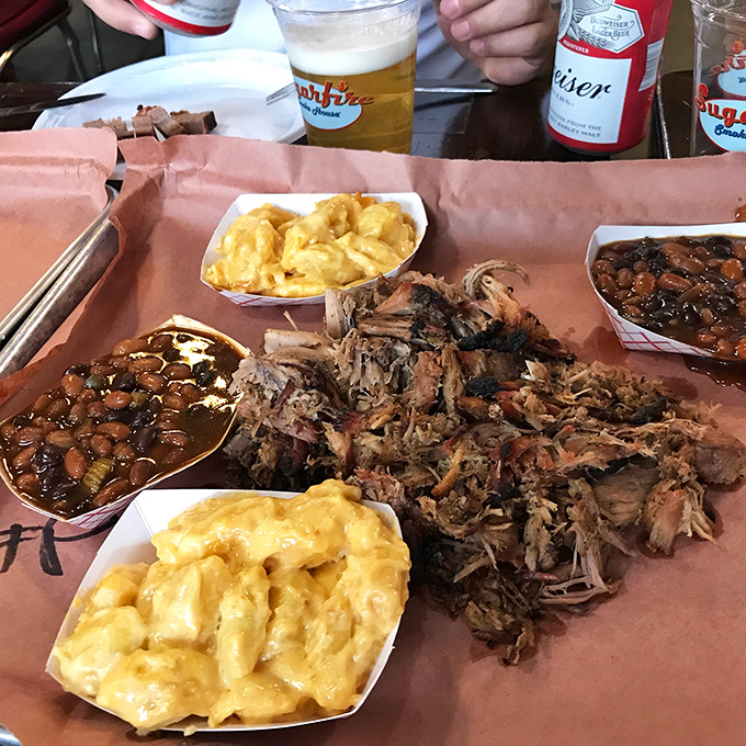 Before dessert comes the main event – Sugarfire's legendary barbecue provides the perfect savory prelude to your sweet finale.