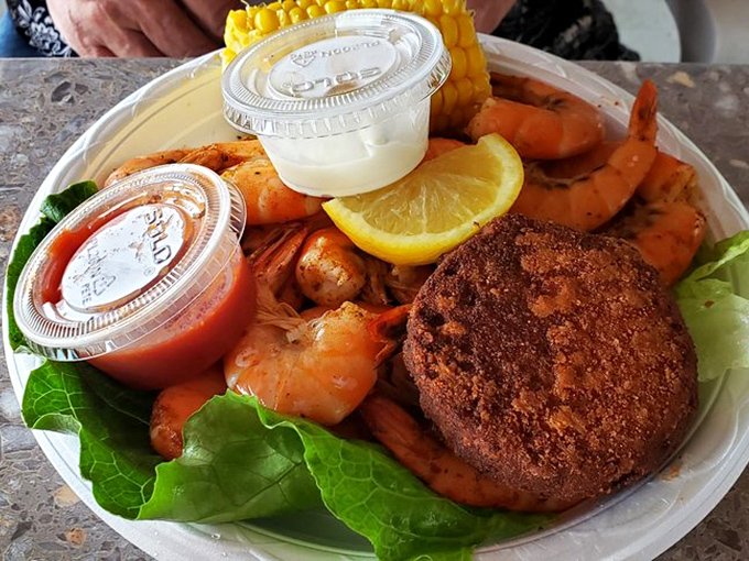 The sandwich that launched a thousand return trips – simple, honest seafood elevated to art form without any fussy flourishes.