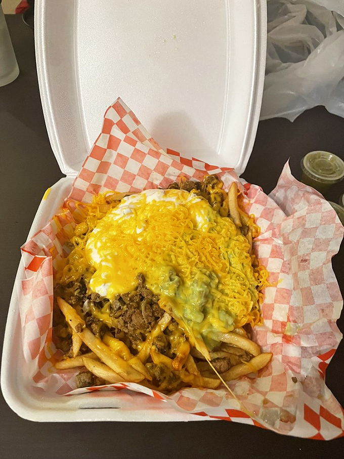 These aren't just fries – they're vehicles for that magnificent green chili sauce. Sorry, ketchup, you've been demoted.