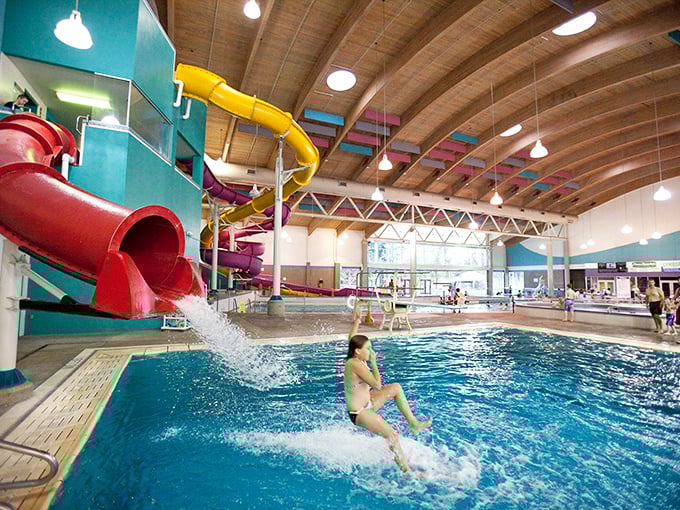 The splash landing that launched a thousand grins. Nothing says "I'm having more fun than my mortgage payment deserves" like sliding into crystal blue waters.