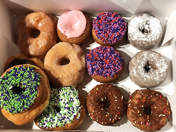 A dozen reasons to smile! These colorful circles of happiness prove that sprinkles aren't just for kids—they're for anyone who still knows how to enjoy life.