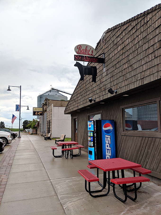 Babe's wooden exterior is like your favorite jeans—nothing fancy, perfectly comfortable, and hiding something special.