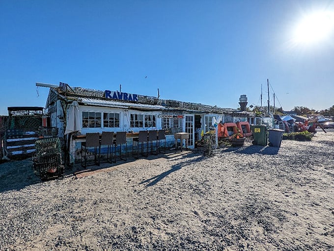 Sesuit Harbor Cafe sits so close to the water, you could almost reach out and high-five the fishermen.