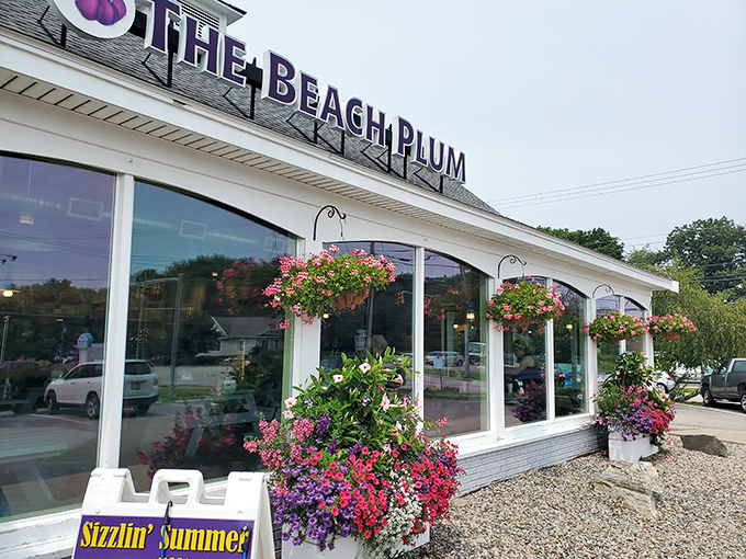 The Beach Plum's flower baskets suggest refinement, but their portions scream "bring your appetite and maybe a friend."