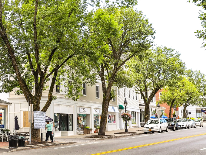 Summer in Ridgefield brings a small-town serenity that makes you wonder why anyone would choose city life over these tree-lined streets.
