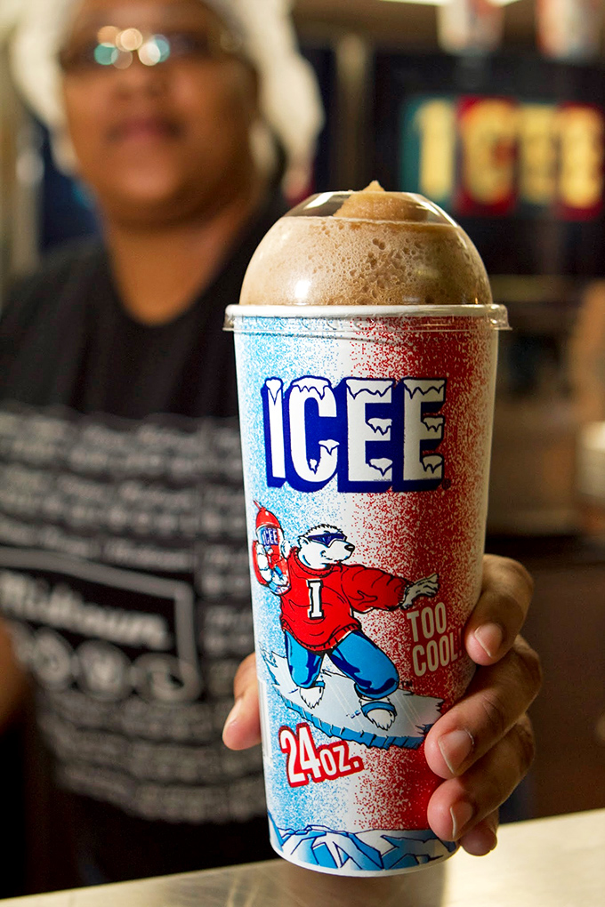 Frozen treats in nostalgic cups - where childhood memories and adult indulgences meet in frosty, slurpable harmony.