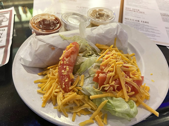 Cheese avalanche alert! This fajita salad doesn't just feed you—it envelops you in a warm, cheesy embrace of contentment.