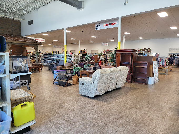 The Boutique section offers curated higher-end finds—the thrift equivalent of flying first class while paying economy prices.