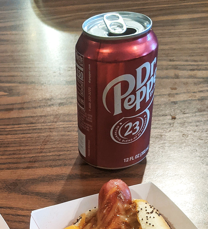 Every proper Chicago meal deserves a Dr. Pepper sidekick. The 23 flavors somehow make beef taste beefier and cheese taste cheesier—it's culinary science.