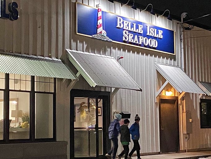 Belle Isle's simple exterior hides seafood portions so generous, they should come with their own ZIP code.