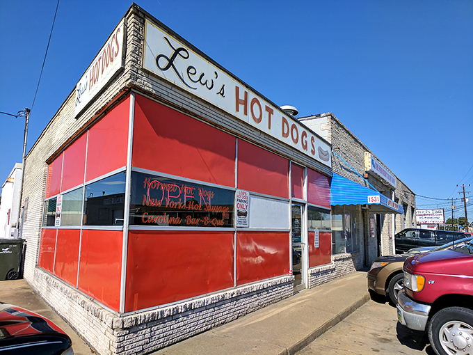 That vintage-style signage isn't just nostalgic—it's a promise that some traditions, like perfect hot dogs, never need updating.