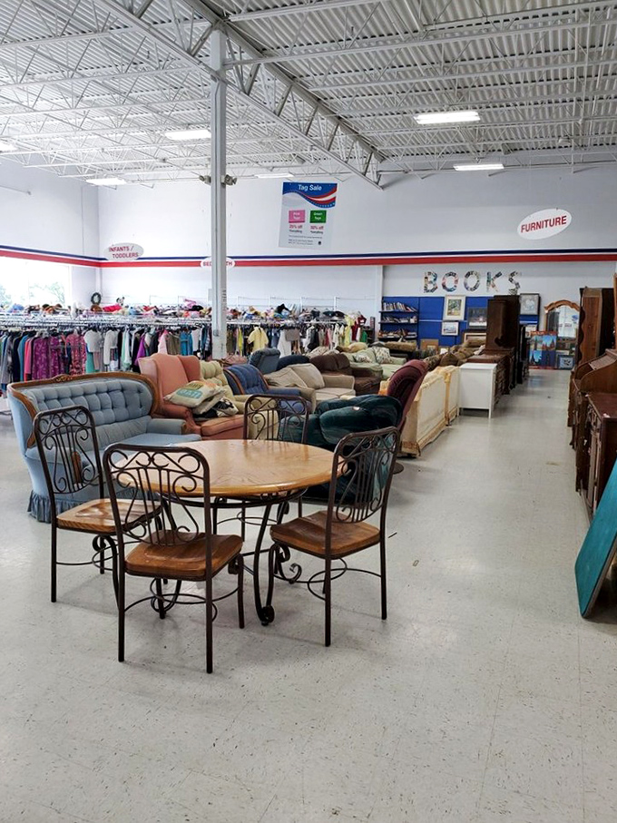 That wrought iron dining set has probably hosted more interesting conversations than most restaurant tables – and at a fraction of the price.
