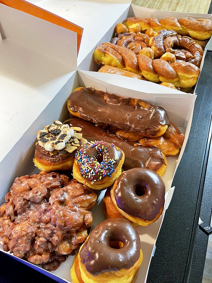Box of joy! This variety pack is like a greatest hits album for your taste buds. No skipping tracks here!