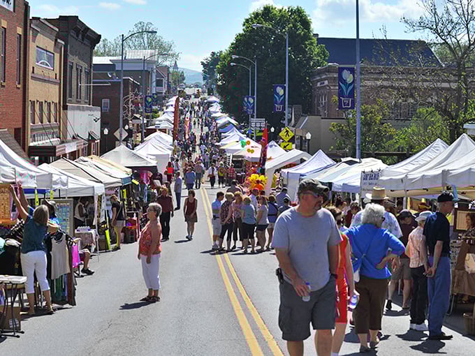 Festival season transforms Main Street into a vibrant marketplace where strangers become friends over handcrafted treasures and local flavors.