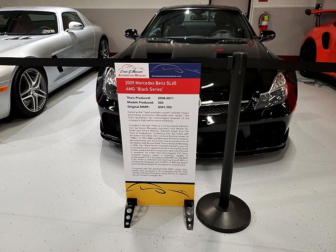 The Mercedes-Benz SL65 AMG "Black Series": German engineering at its most intimidating—where luxury meets raw power in a limited-edition masterpiece. 