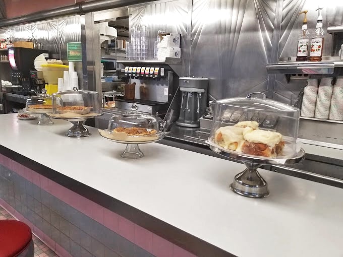 Dessert display cases that should come with a warning label: "May cause spontaneous happiness." Those pies didn't just win blue ribbons—they retired the category.