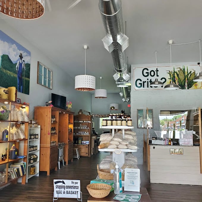 "Got Grits?" isn't just a cute sign – it's the essential question of Southern breakfast philosophy. The answer here is always "Yes, ma'am."