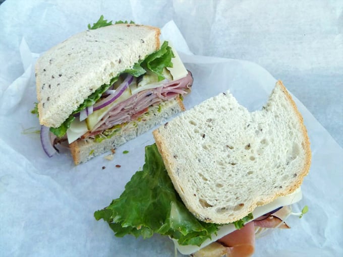Classic ham and Swiss on rye—proof that sometimes the simplest combinations are culinary perfection. The sandwich equivalent of a favorite old song.