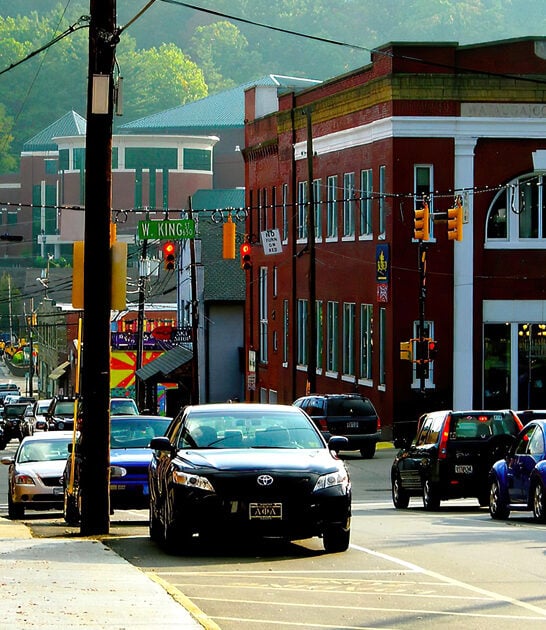 town north carolina postcard ftr