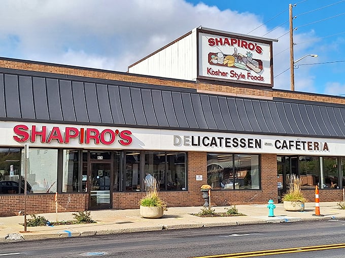 "The understated brick façade of Shapiro's hides a culinary landmark where sandwich legends are born daily. Indiana's delicatessen royalty since 1905."