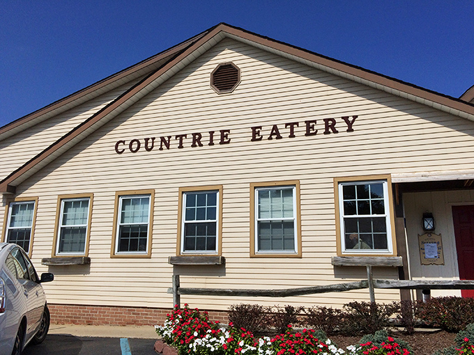 The unassuming white clapboard exterior of The Countrie Eatery promises no frills, just delicious food—a promise it delivers on spectacularly.