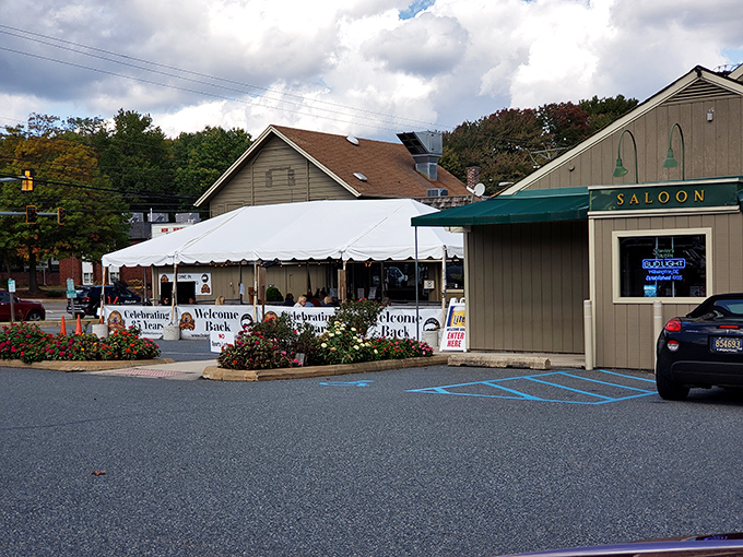 Don't let the humble exterior fool you—this unassuming building houses flavor explosions that would make even the most jaded food critic weep with joy.
